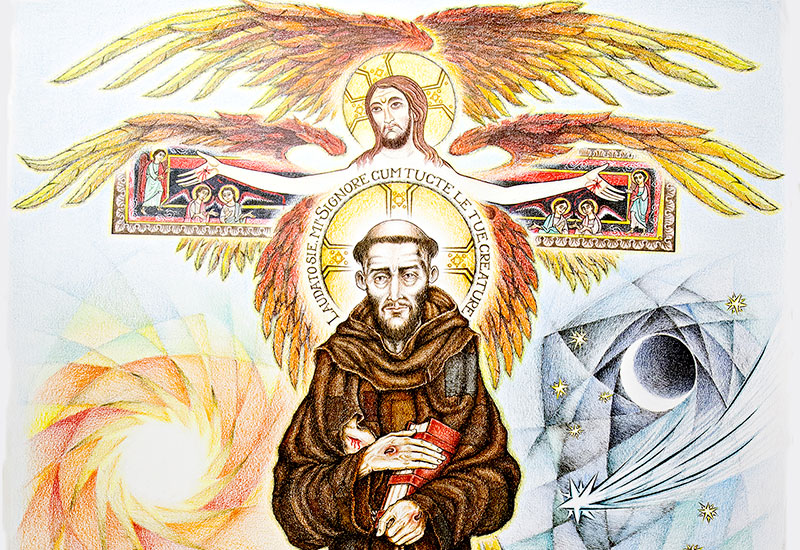 Frei Dito apresenta à Família Franciscana o cartaz do VIII Centenário ...